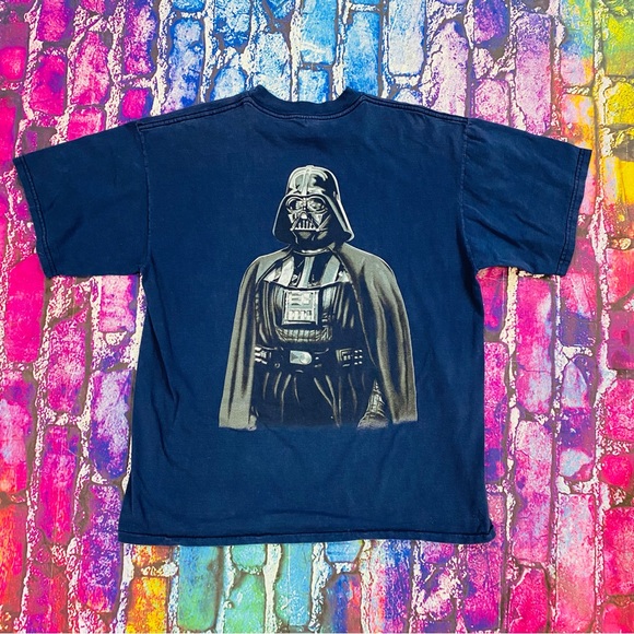 Tultex | Shirts | Vintage 9s Darth Vader Imperial Wear Double Sided ...
